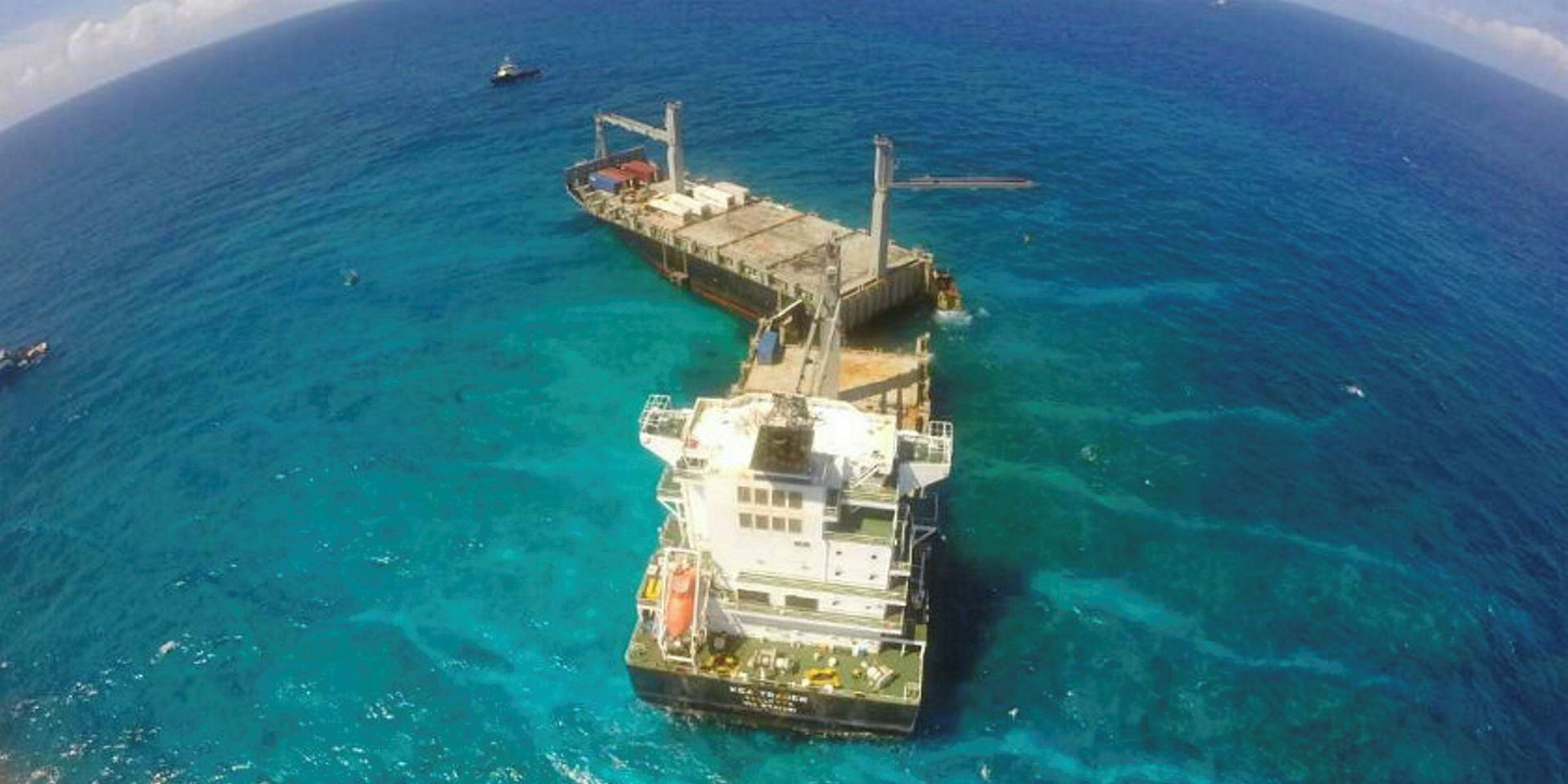 More boxes removed as Kea Trader wreck rotates | TradeWinds