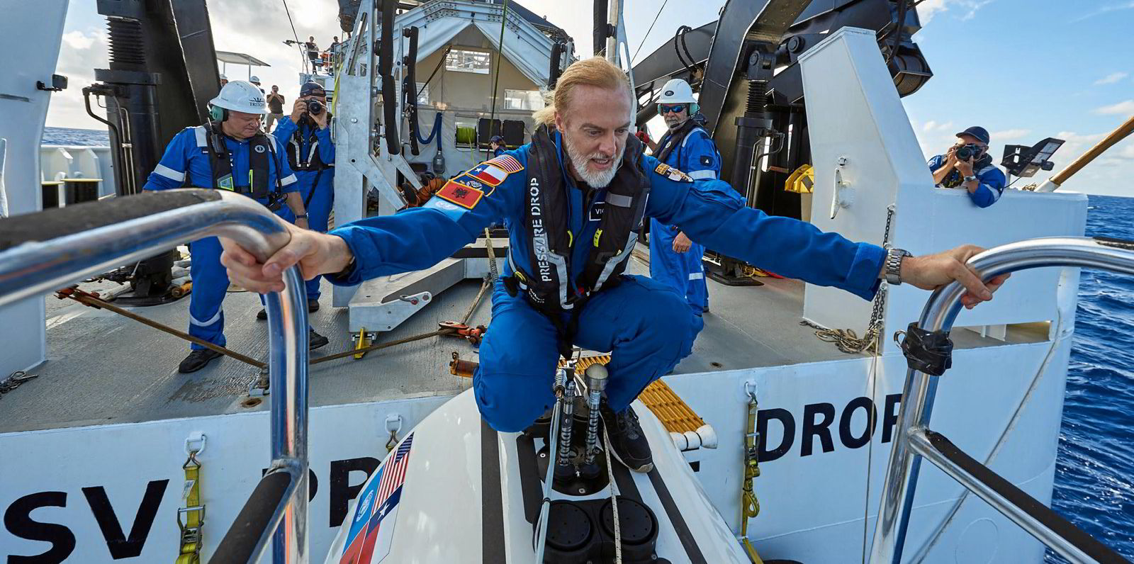 Record-breaking explorer Victor Vescovo puts unique diving ship up for ...