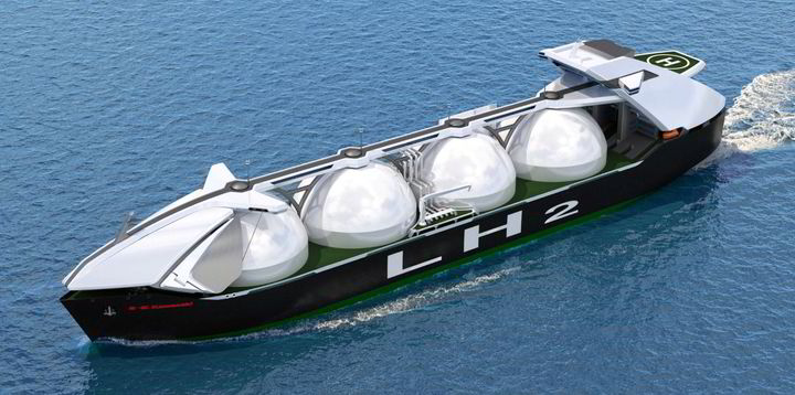 Liquid hydrogen as shipping fuel | Pioneering intercontinental H2 ...