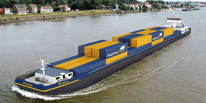 Second fuel cell-fitted inland container vessel to have more power ...