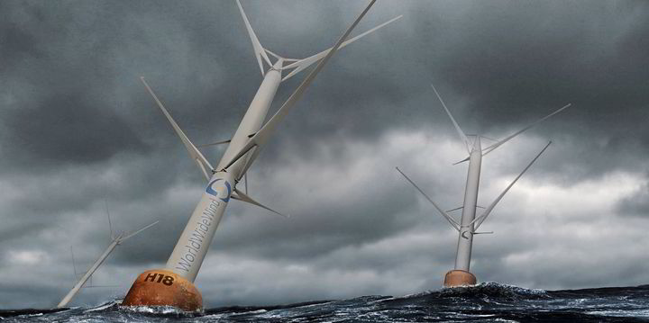 'Floating wind's Tesla moment' | Supersize tilting turbine targets ...