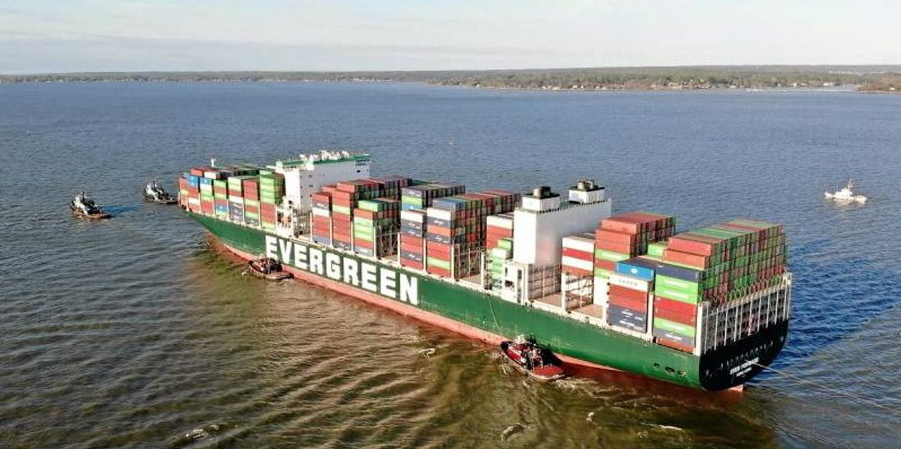 Container ship Ever Forward ‘left the channel’ before grounding ...