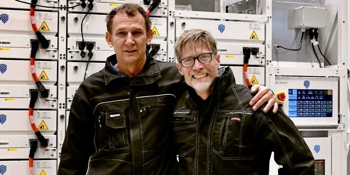 Former DOF PSV fitted with containerised battery as part of conversion ...