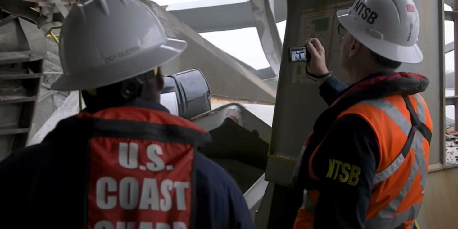 Footage shows destruction on Baltimore bridge crash container ship as ...