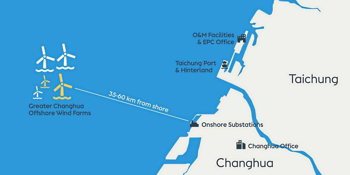 Taiwan offshore wind ramps up as Orsted starts work on huge projects ...