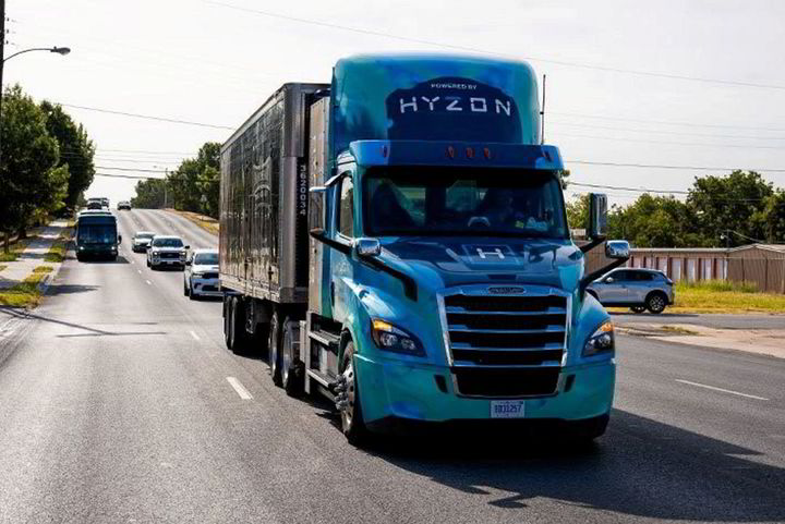 Hyzon's first liquid hydrogen-fuelled truck travels 870km without ...