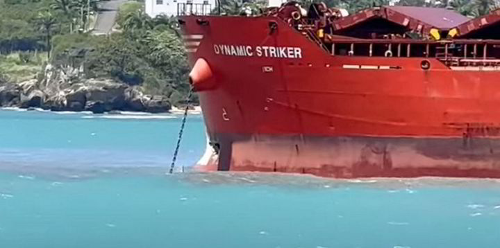 Victor Restis bulker holed after hitting pier in Dominican Republic ...