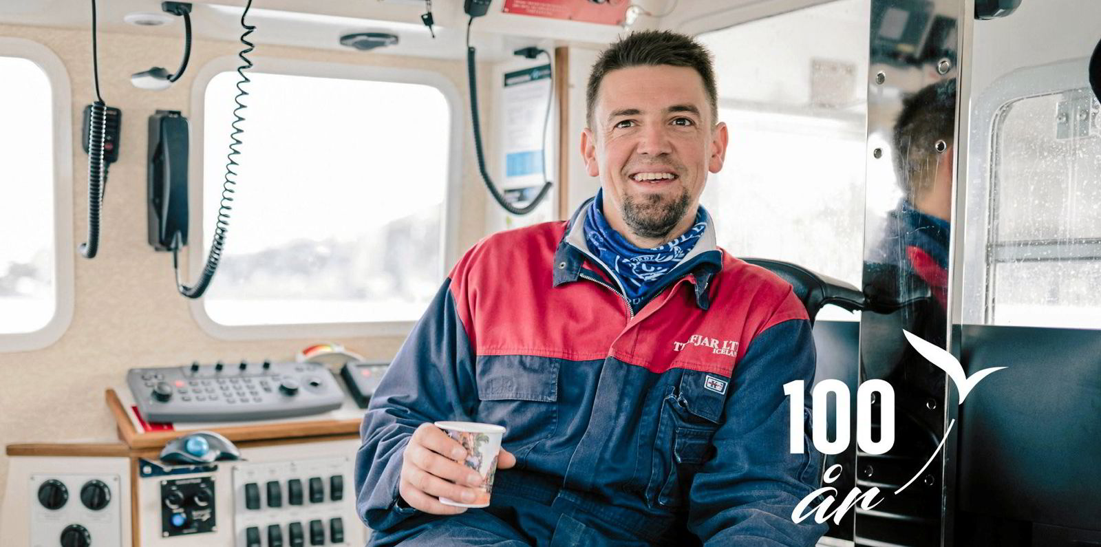 Når det er vindstyrke 25 beint inn fra Barentshavet, sitter vi på land ...