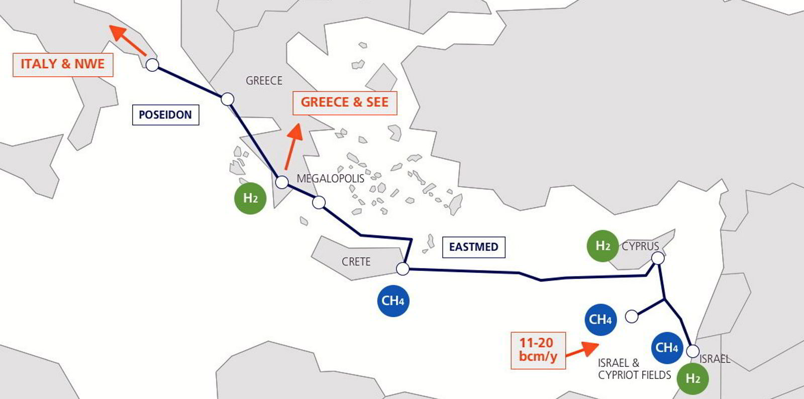 Bidders chase major contracts on $6 billion East Med gas pipeline ...