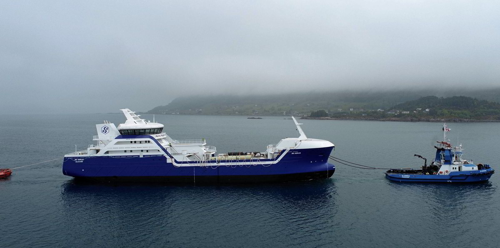 Ukraina-krigen forsinket «Ro Senja». Nå har brønnbåten kommet til Norge ...