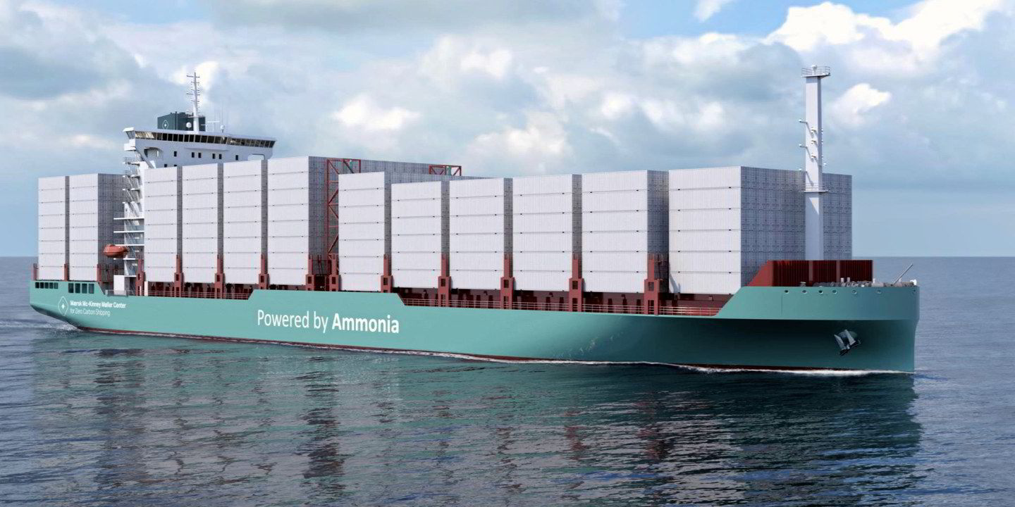 AP Moller-Maersk team advances new design of ammonia-fuelled container ...