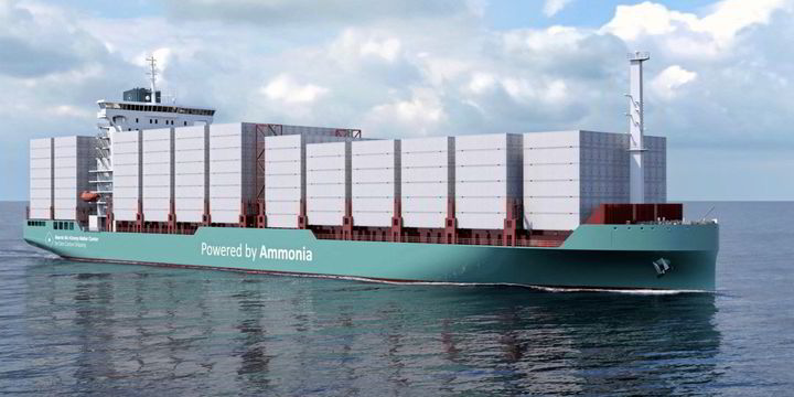 AP Moller-Maersk team advances new design of ammonia-fuelled container ...