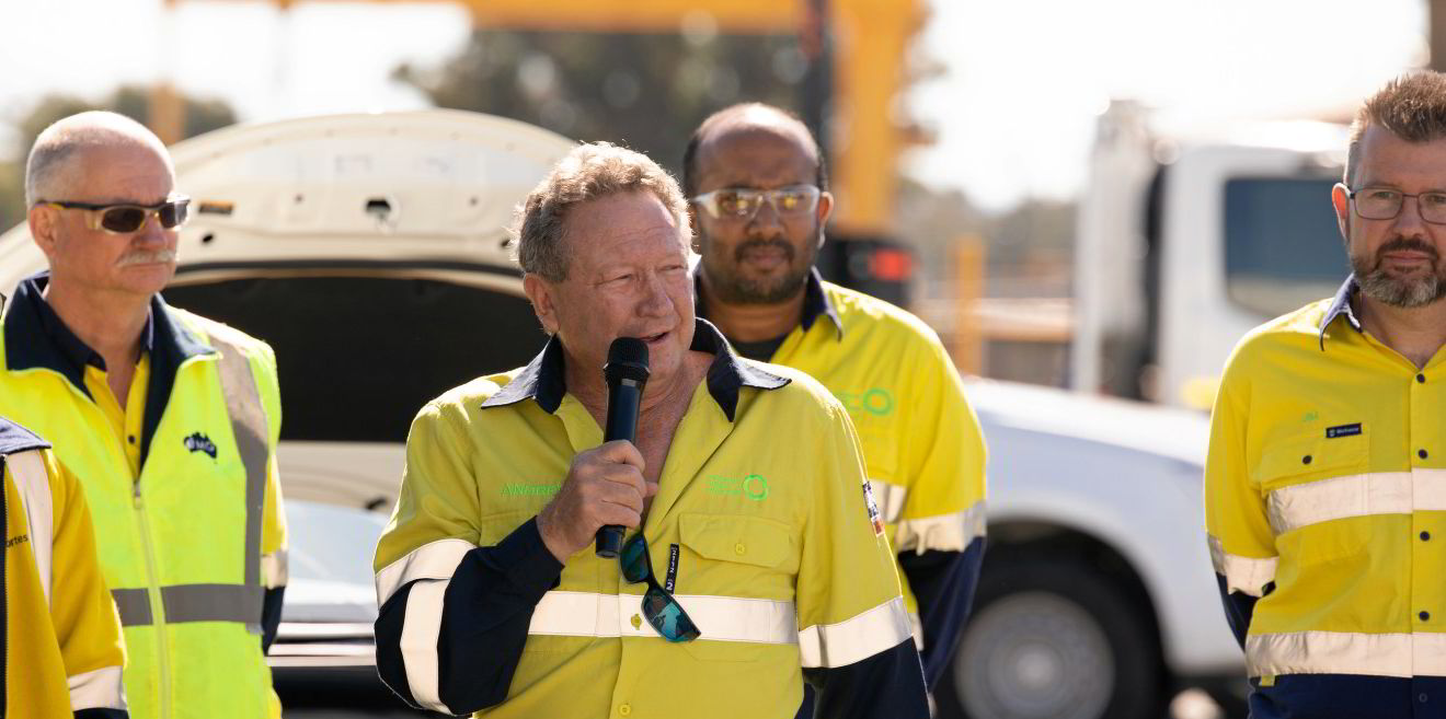 Billionaire Andrew Forrest's Fortescue steps back from 5GW green power ...