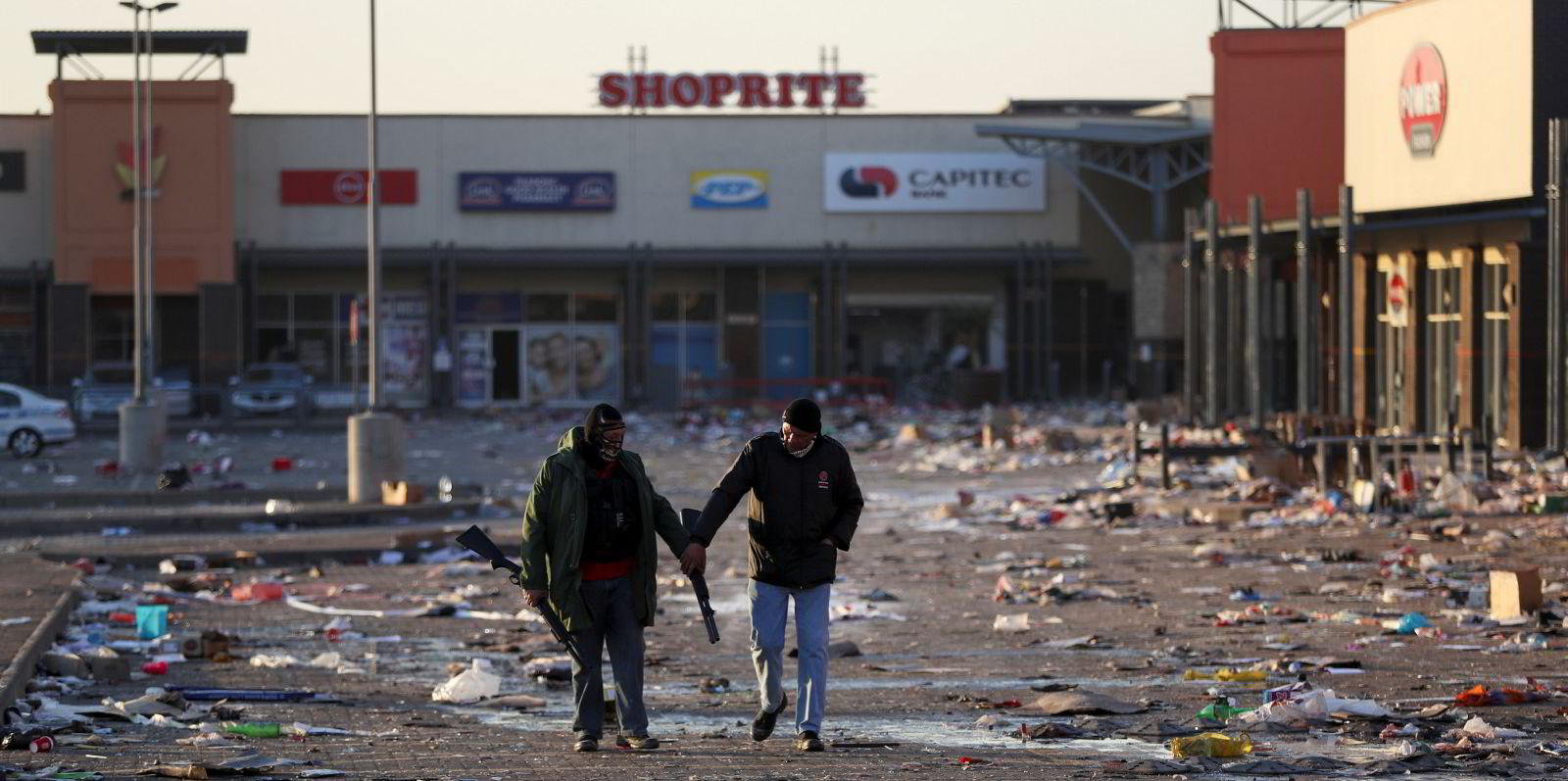 Political unrest hits two South African ports as protests turn violent ...