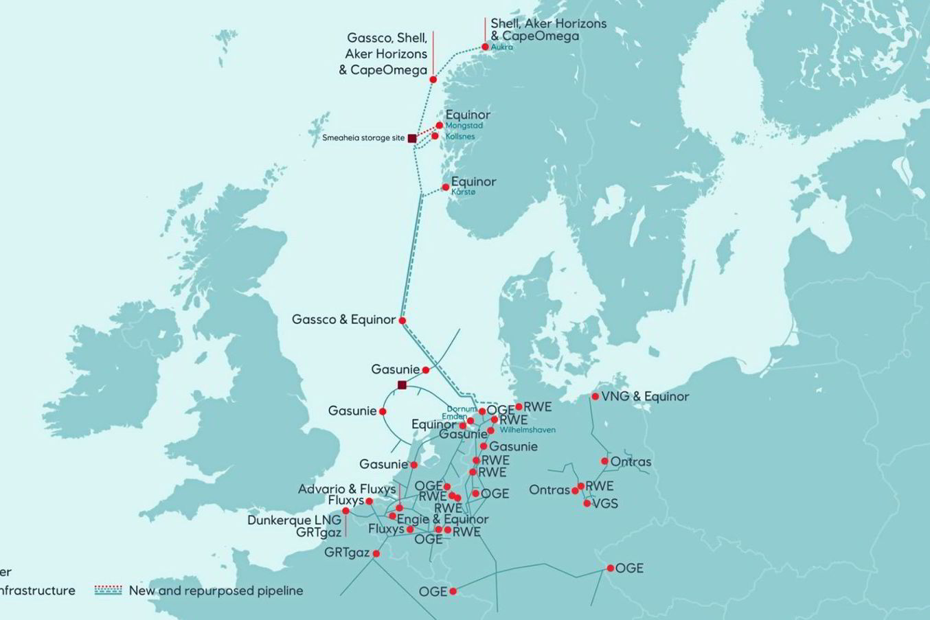 Dutch plan North Sea network to pump offshore wind-powered hydrogen to ...
