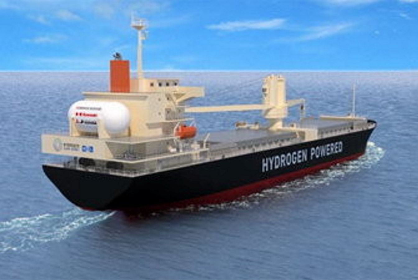 ‘World first’ | Ship with hydrogen-powered two-stroke engine gets ...