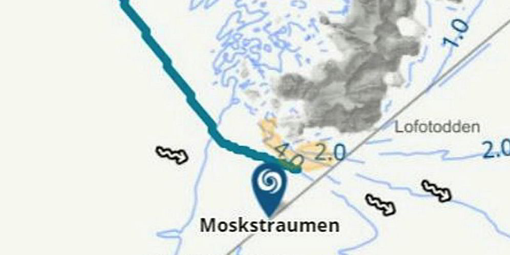 Nå får du strømvarsel for Moskstraumen | Fiskeribladet
