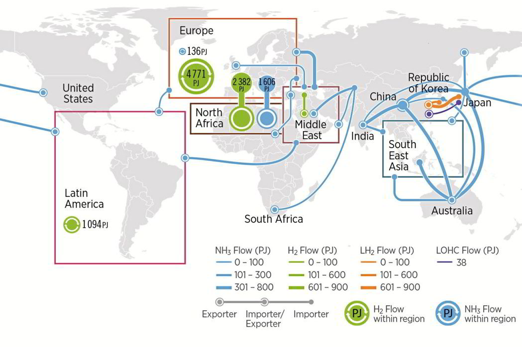 This is what the massive international clean hydrogen trade may look ...