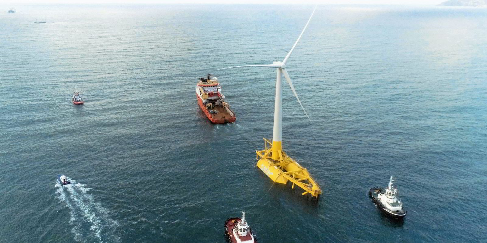 RWE-backed floating wind pilot to start exporting electricity off ...
