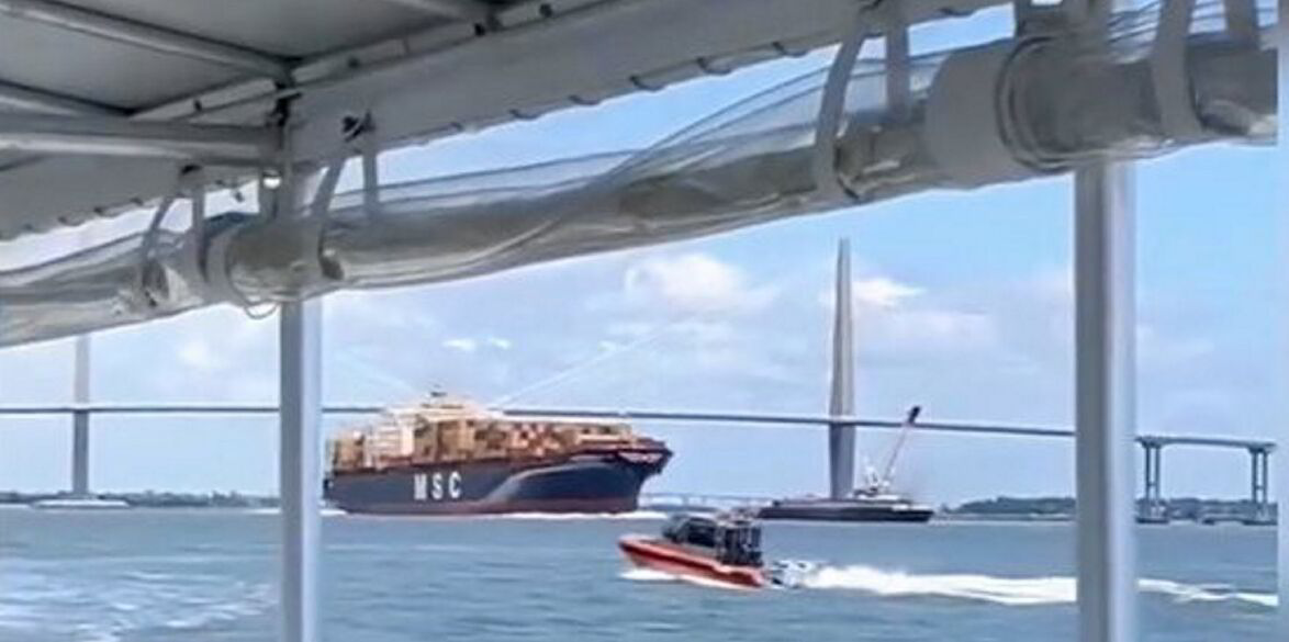US bridge closed after MSC container ship lost control at ‘full ...