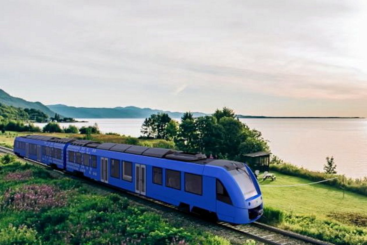 North America’s first hydrogen train takes its maiden journey on Québec ...