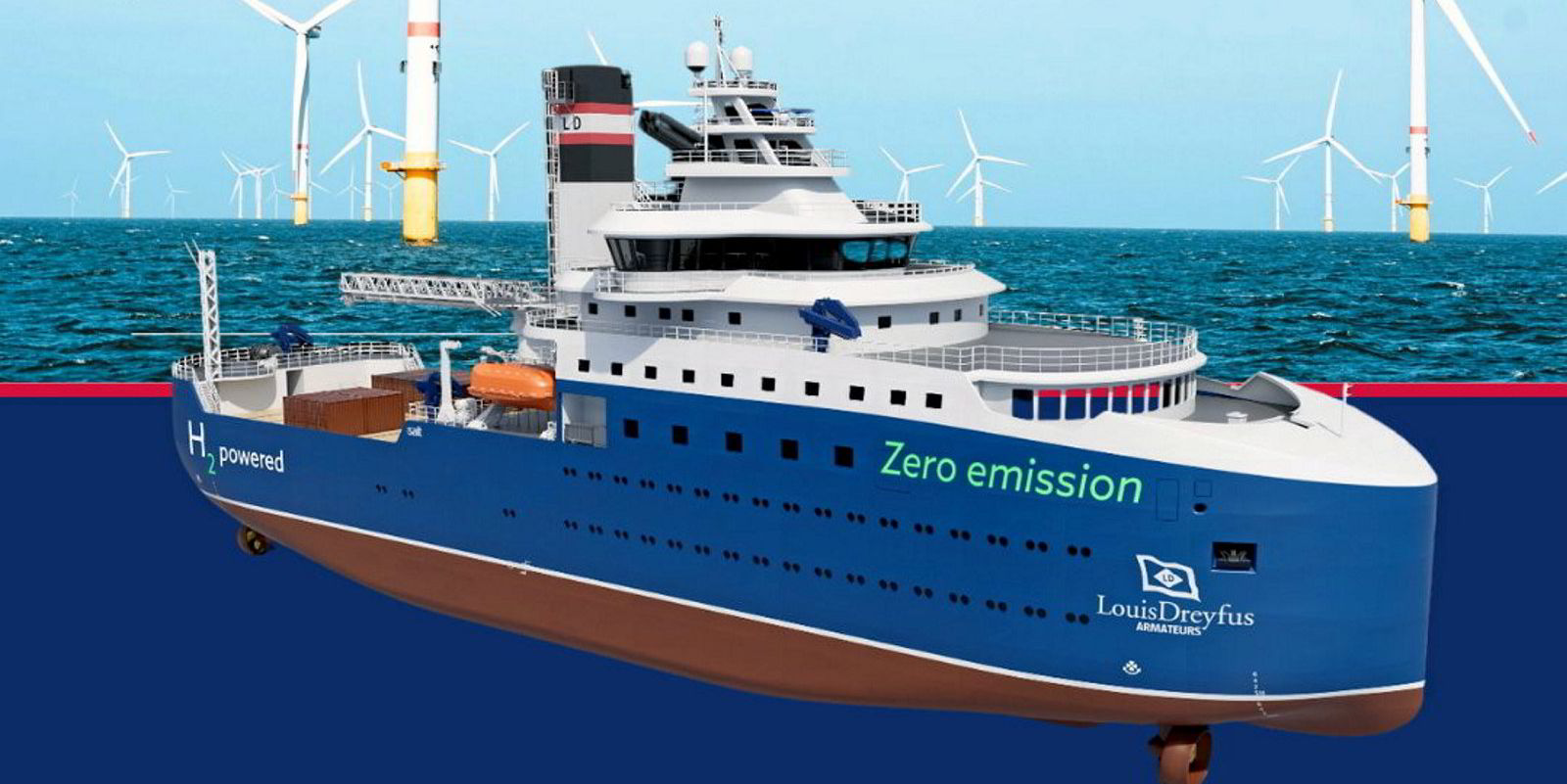 Louis Dreyfus joins zero-emission hydrogen race with wind farm ship ...