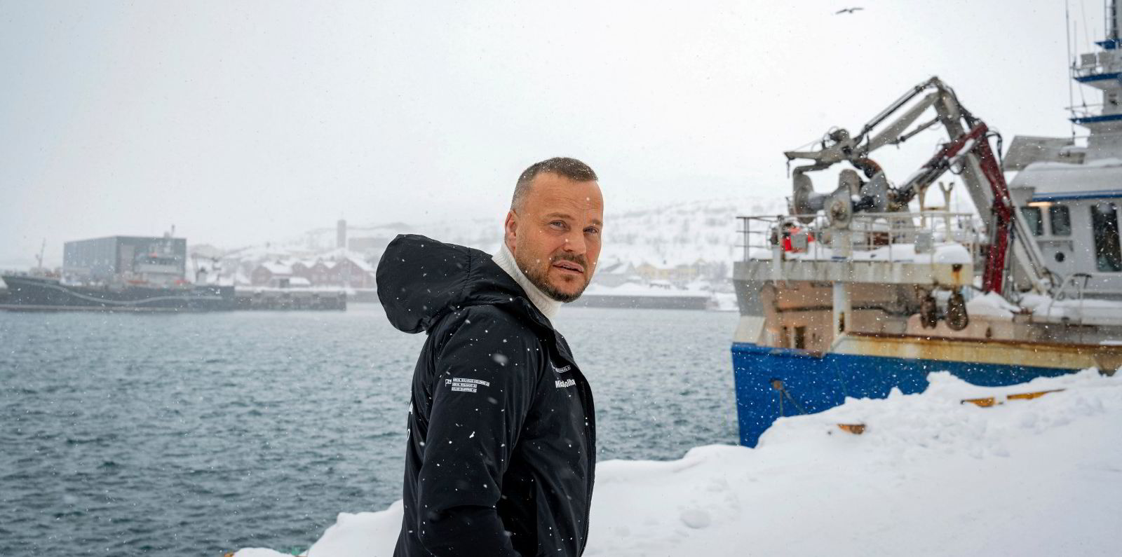 Vi som leverer levende snøkrabbe, losser hver 14. dag. Det blir det ...