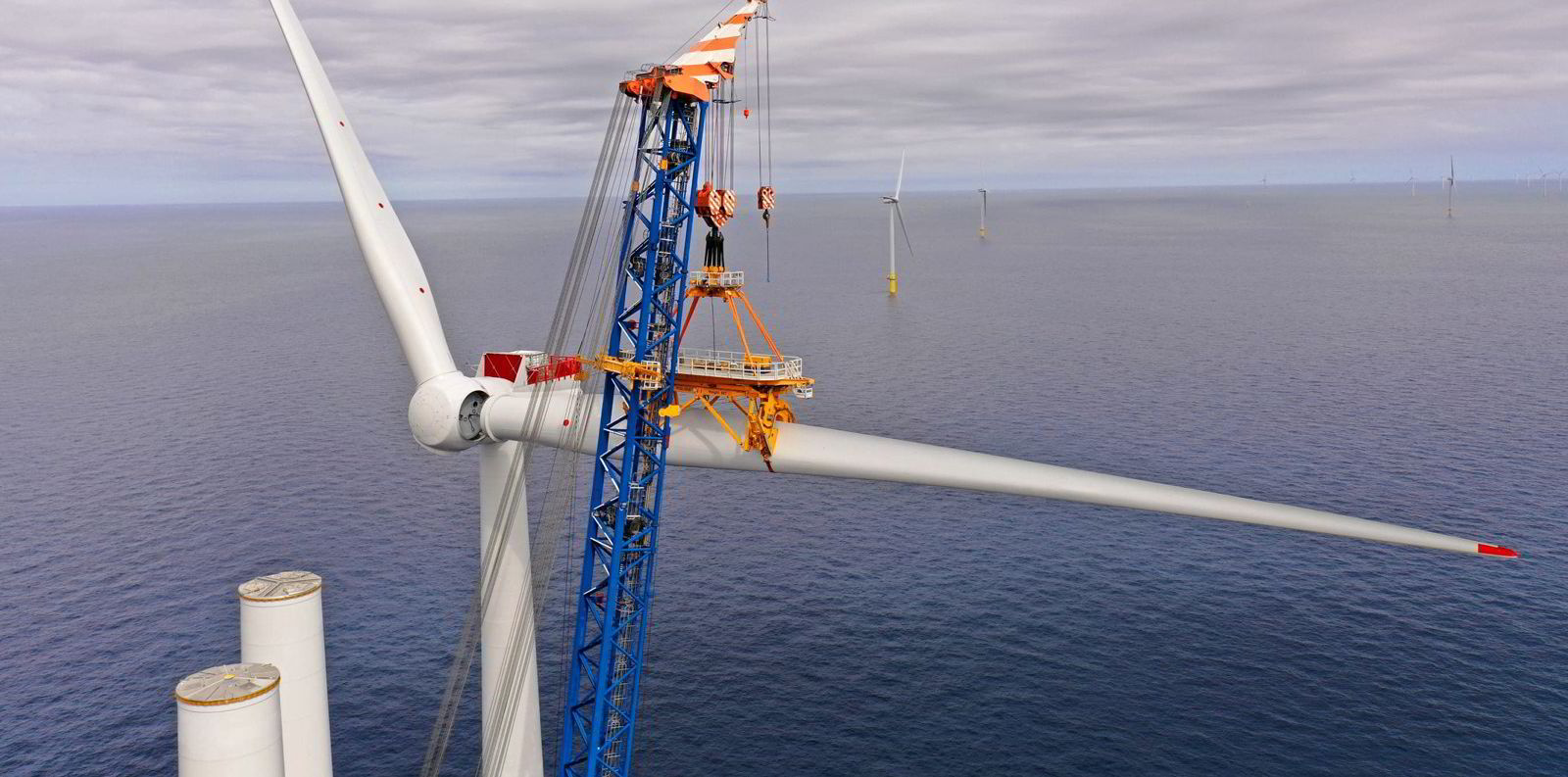 Large blade part plunges into sea at RWE's Humber Gateway offshore wind ...