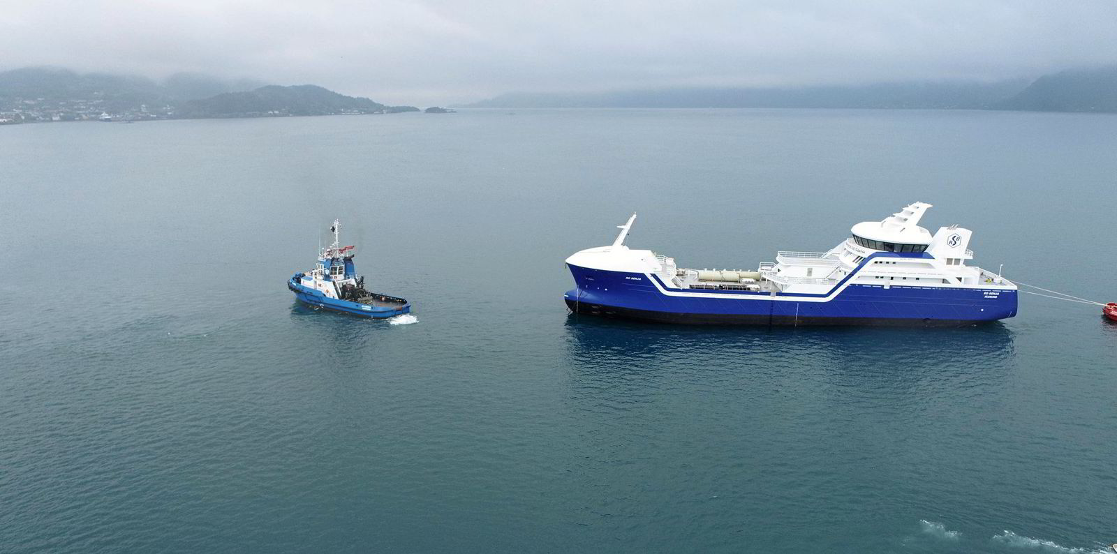 Ukraina-krigen forsinket «Ro Senja». Nå har brønnbåten kommet til Norge ...