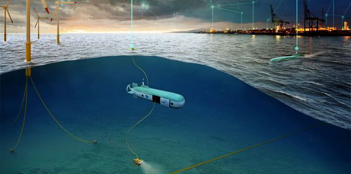 Diving offshore wind farm repair robot 'mothership' heads out for sea ...