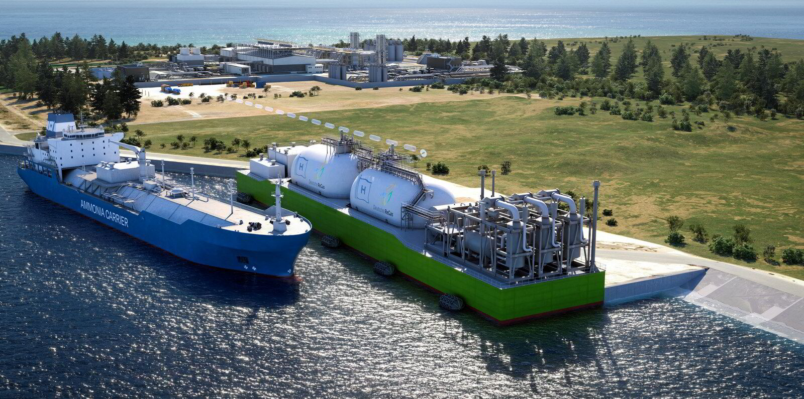 Hoegh LNG hooks up with Deutsche ReGas on first floating green ammonia ...