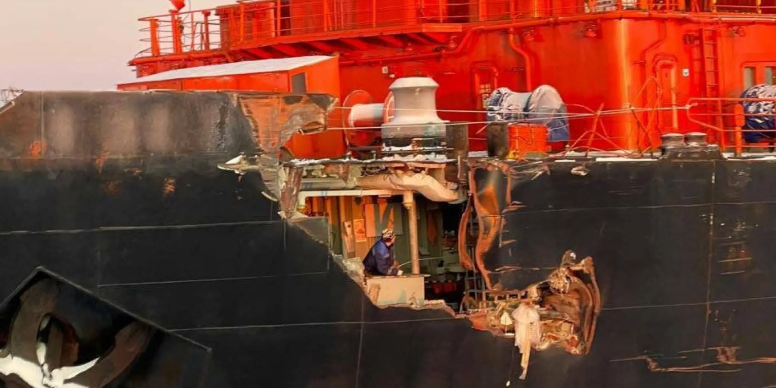 Russian nuclear icebreaker seriously damaged in collision with cargo ...