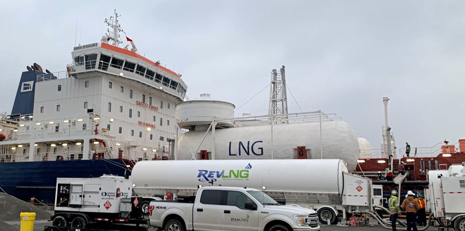 First LNG bunkering operation completed on Great Lakes | TradeWinds