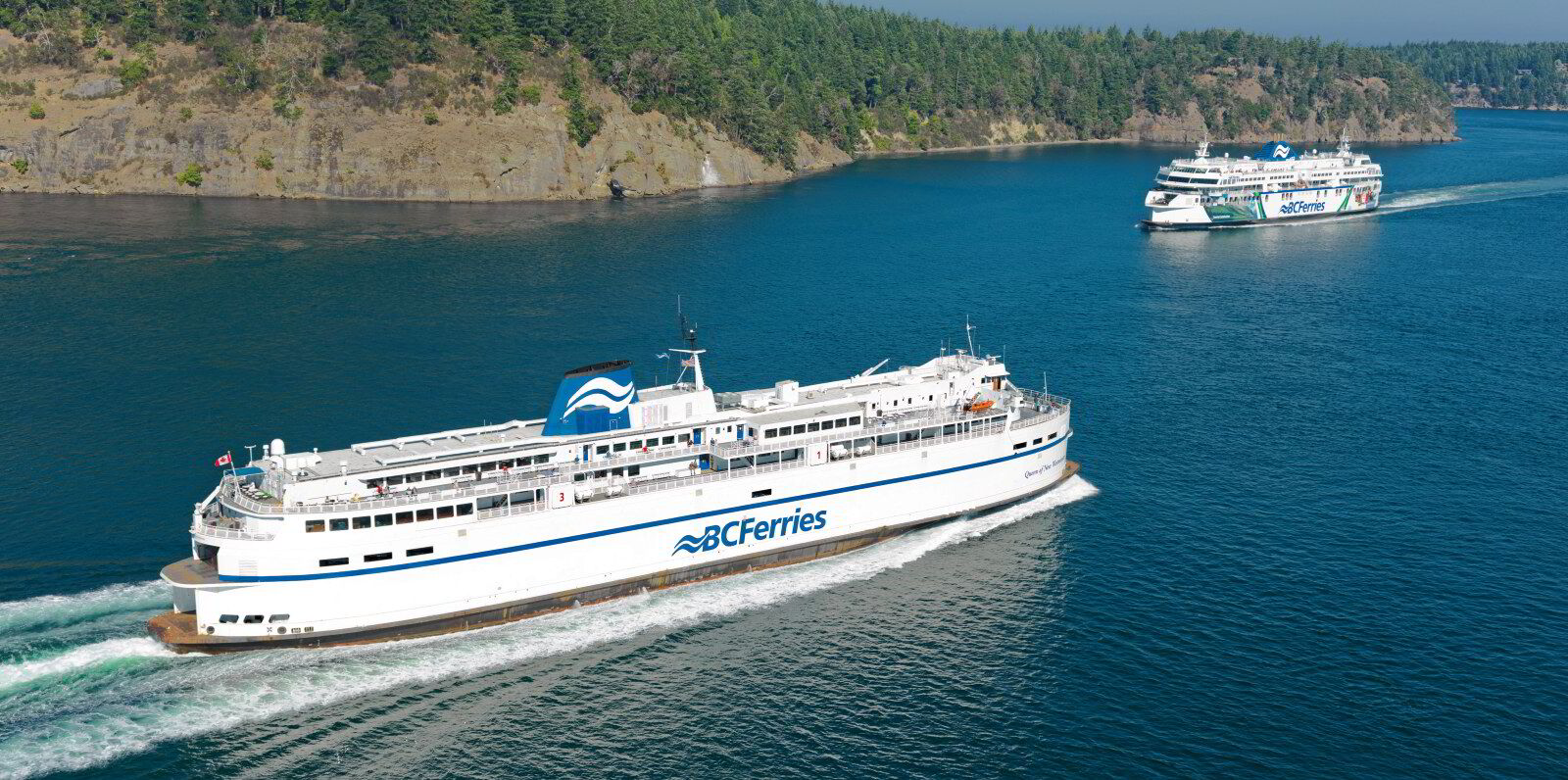 Propeller falls off 60-year-old BC Ferries ship, spilling oil and ...