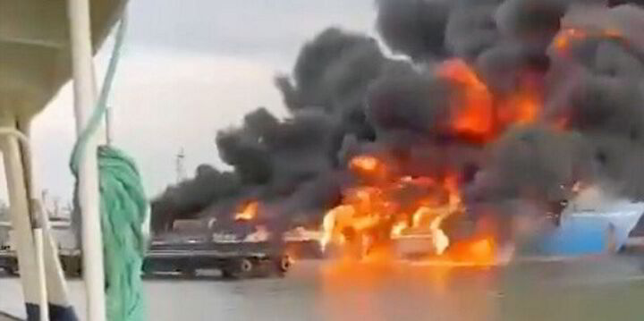 Ukraine blows up ro-ro ferry in vital Russian Black Sea port | TradeWinds