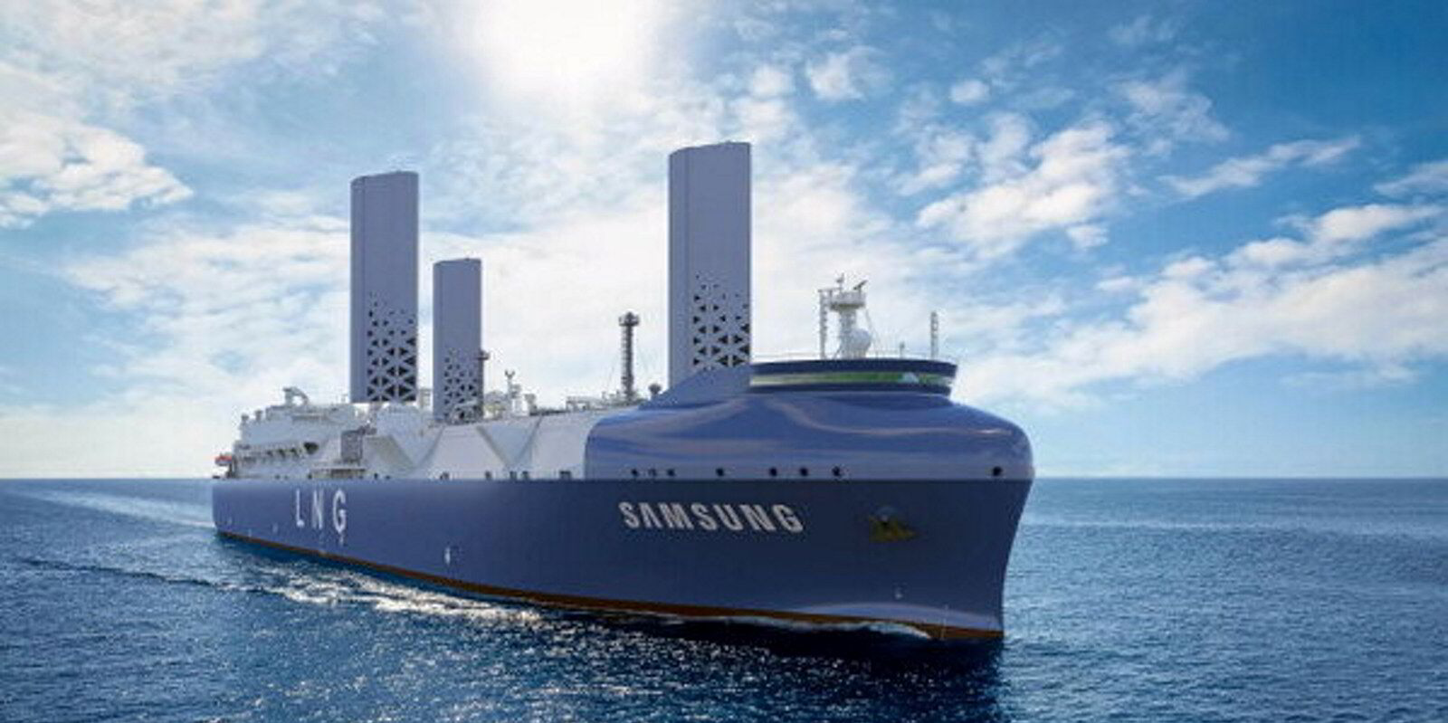Samsung Heavy Industries unveils wind-assisted LNG carrier design ...