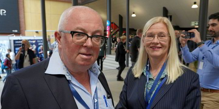 Oppdretter Gerhard Meidel Alsaker er på AquaNor-messen «for å treffe ...