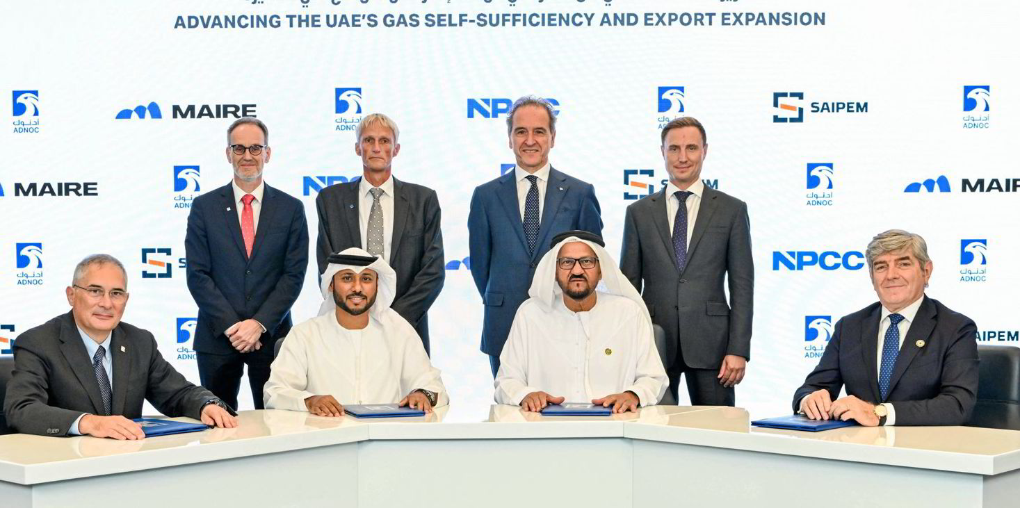 Adnoc awards its largest-ever gas development project worth almost $17 ...