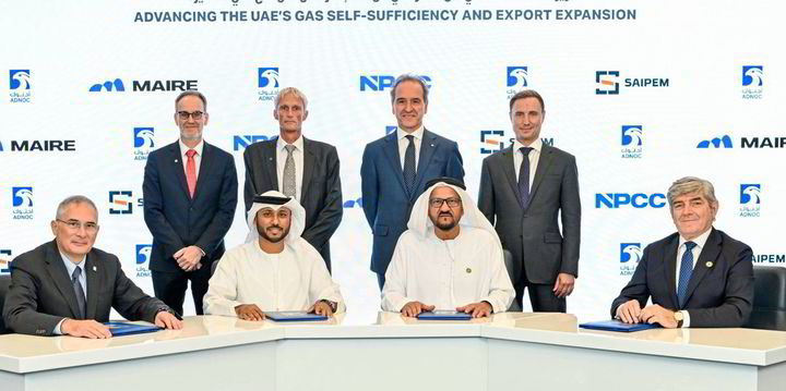 Adnoc awards its largest-ever gas development project worth almost $17 ...