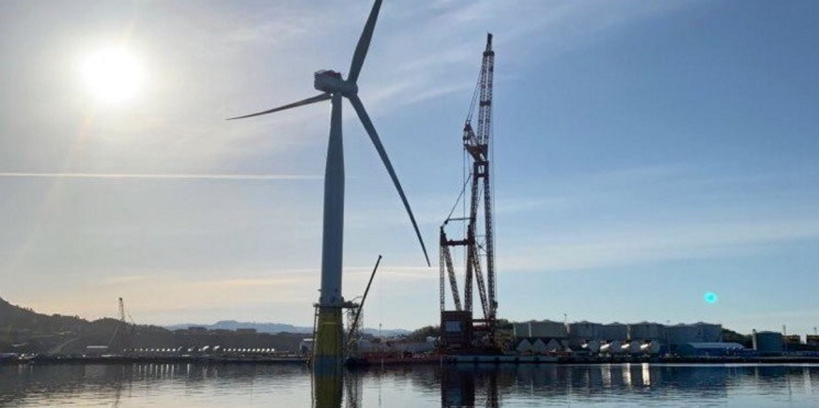 Flagship for world's first 'oil-greening' floating wind array readies ...