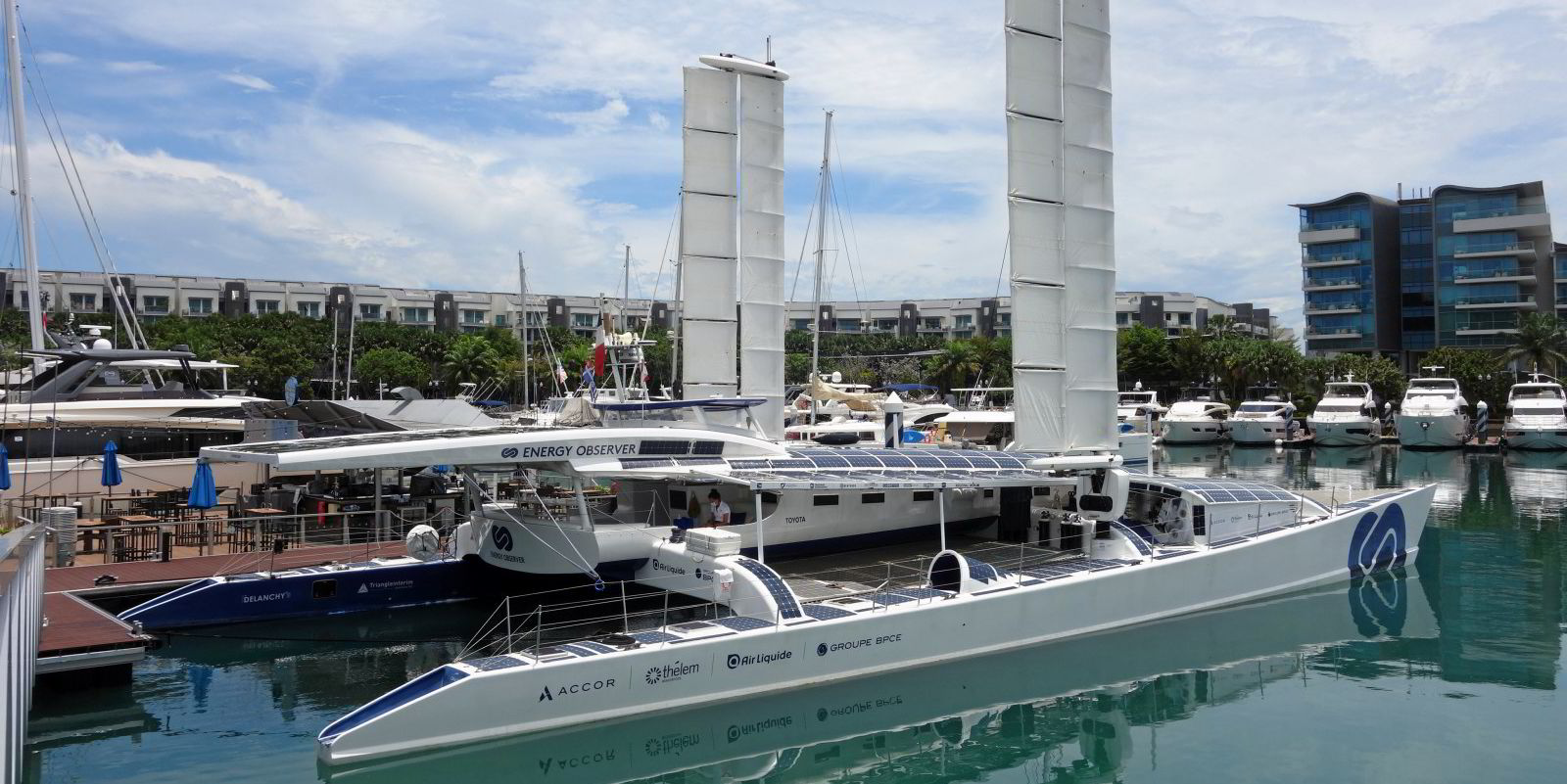 Energy Observer cruises into Singapore on eight-year around the world ...