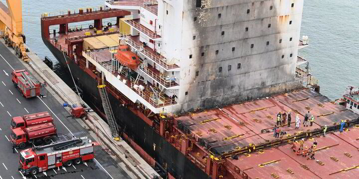 Firefighters avert ‘major catastrophe’ after blaze hits MSC container ...