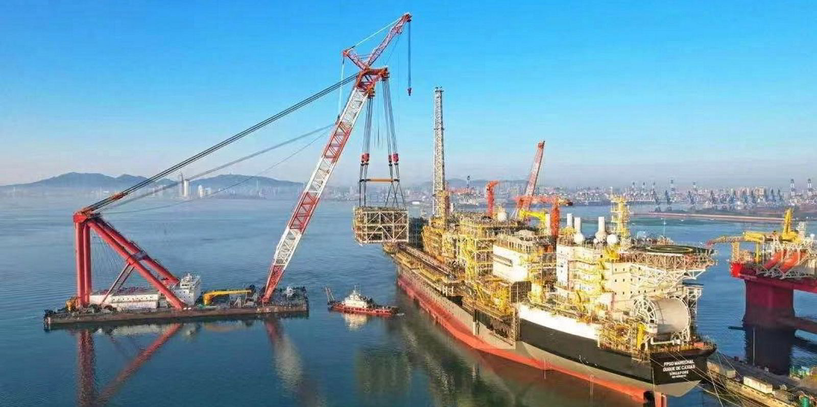 Chinese yard completes hull-modules integration for Brazil-bound FPSO ...