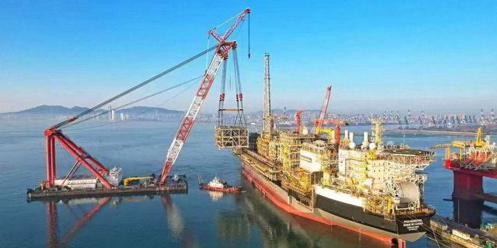 Chinese yard completes hull-modules integration for Brazil-bound FPSO ...