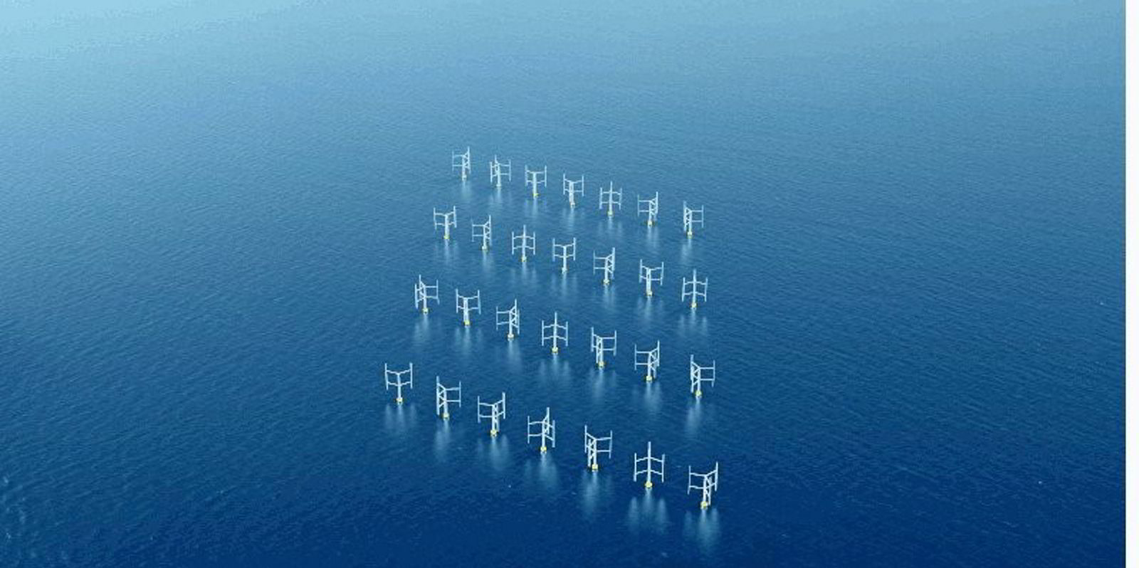 Vertical axis wind turbines 'far more efficient' offshore than three ...