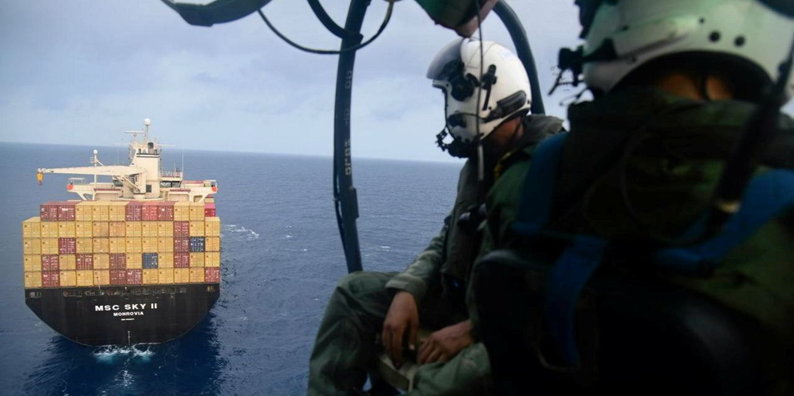 In pictures: Firefighters battle blaze on MSC ship hit by Houthi ...