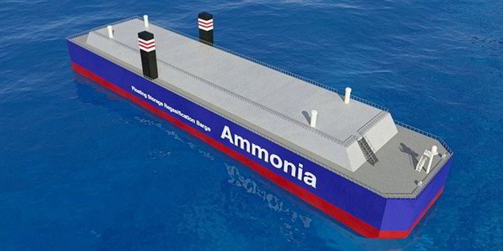 Japanese consortium develops ammonia FSRU barge | TradeWinds