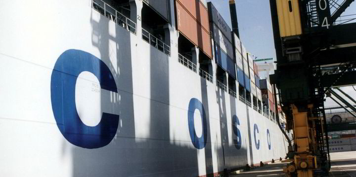 Cosco boxship hit by hold blaze | TradeWinds