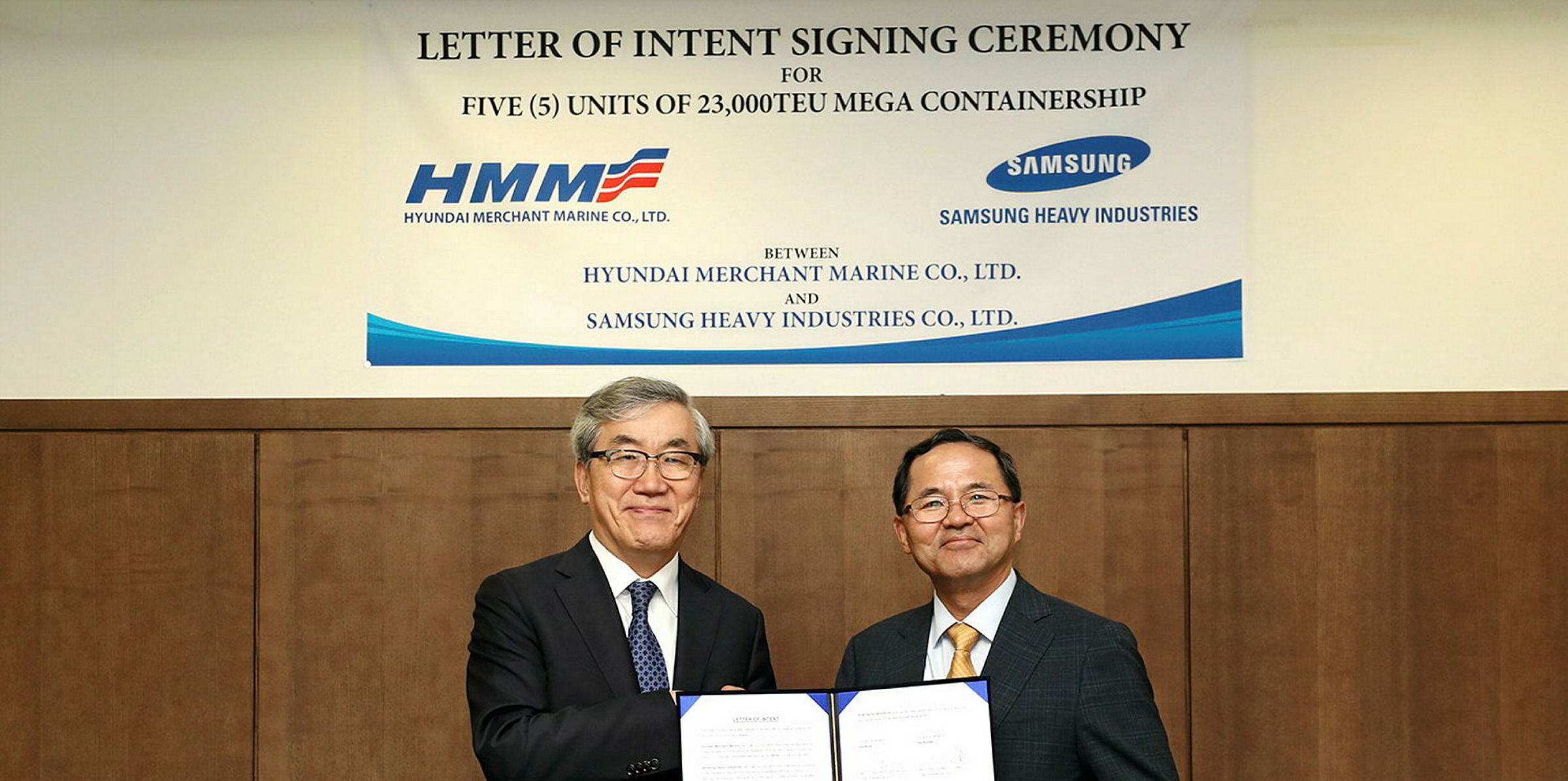 HMM signs letters of intent for new boxships | TradeWinds