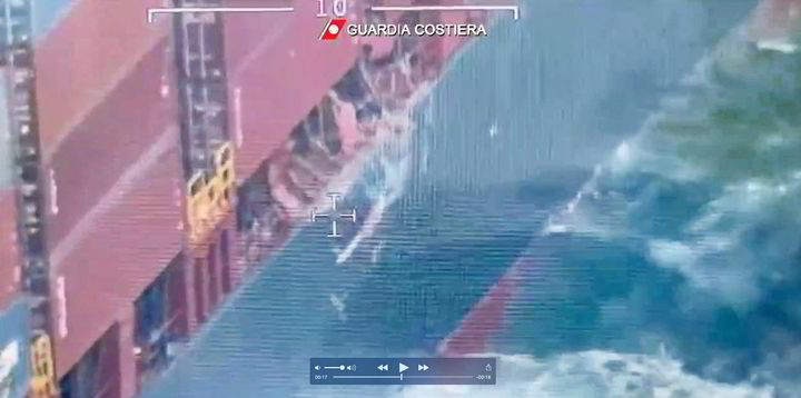 Video: Peter Dohle container ship and Turkish cargo vessel collide off ...